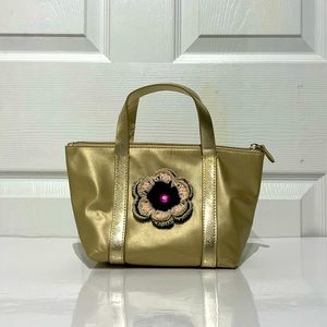 Accessories | Pretty Handbag With A Crochet Flower Accent | Poshmark